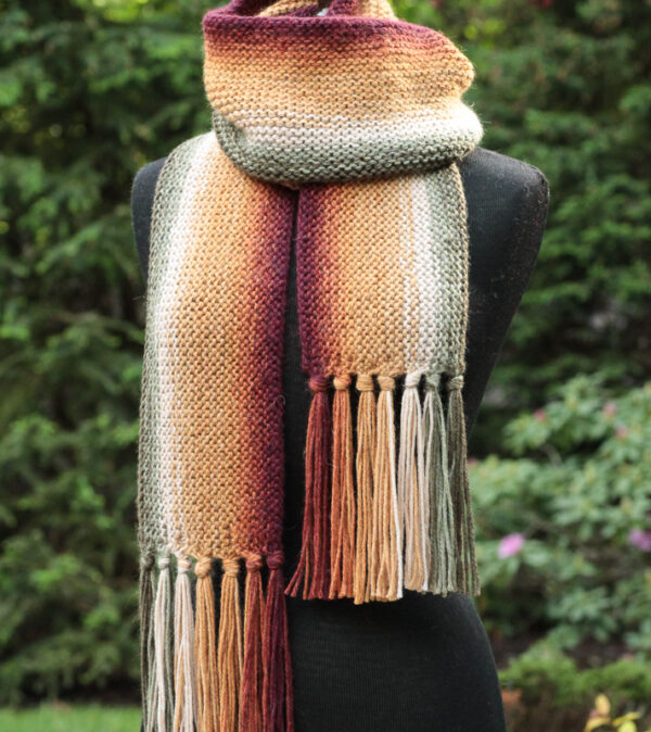 Shades of Fall Scarf – AudKnits